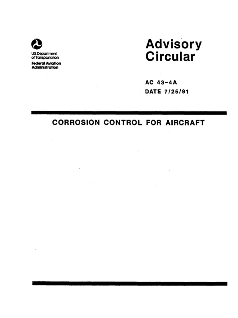 AC 43-4A Corrosion Control For Aircraft | PDF | Technology & Engineering