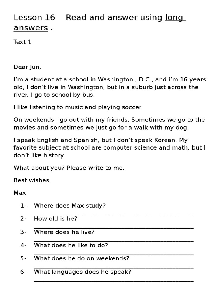 Long Answer Practice Questions | PDF | Workweek And Weekend