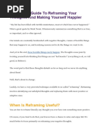 Over Thinking Worksheet | PDF | Thought | Cognitive Psychology