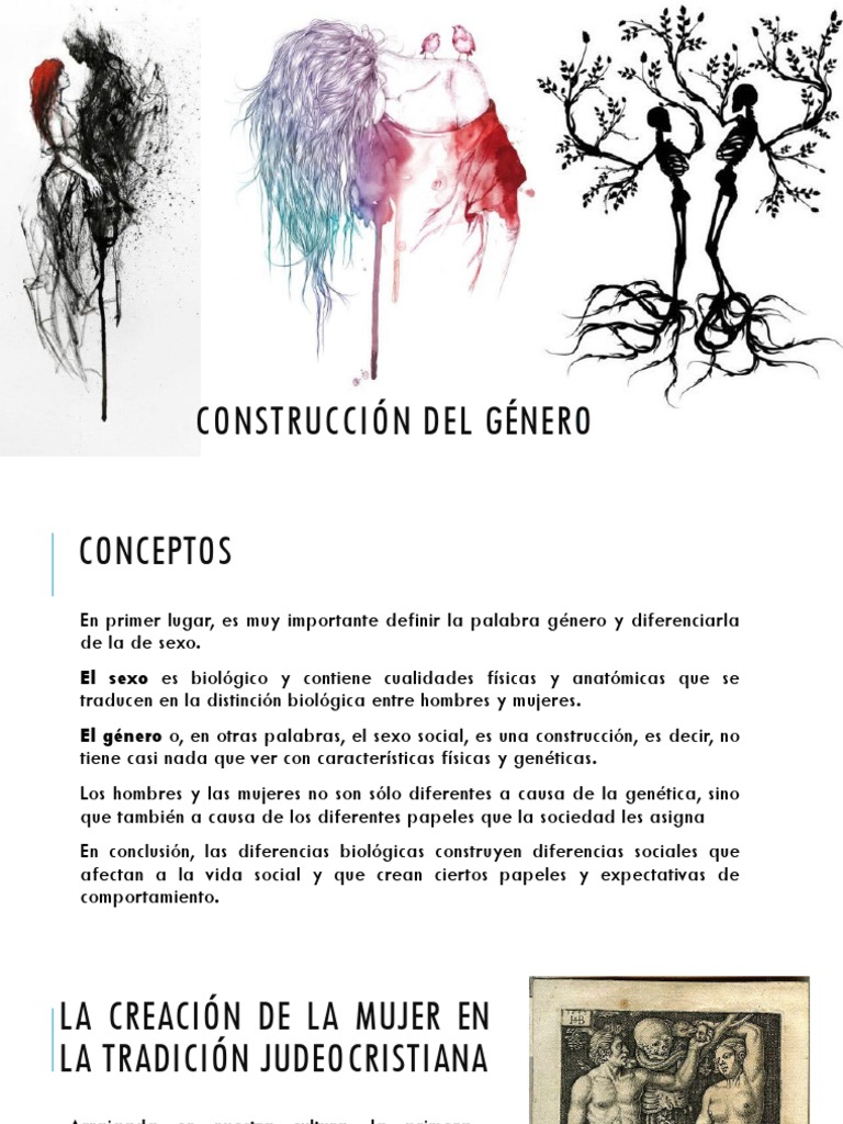 Construcción Del Género | PDF | Hombre | Mujer