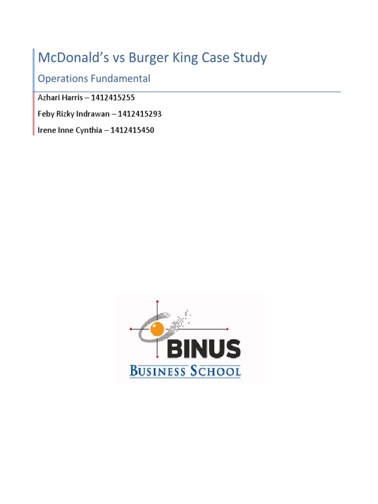 Case MCD Vs BK | PDF