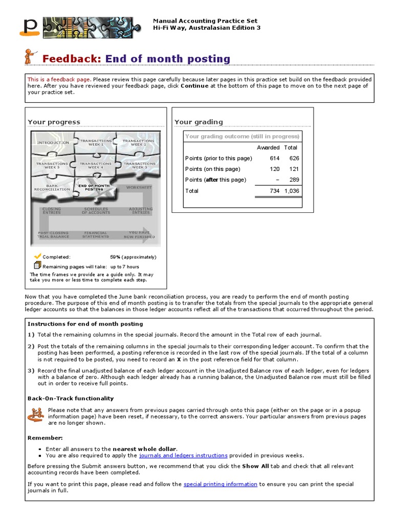 Accounting Practice Set | PDF | Debits And Credits | Payments