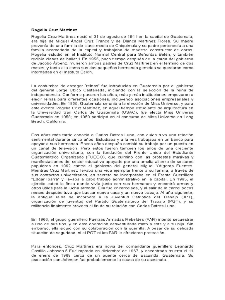 Rogelia Cruz Martínez | PDF | Abusos de derechos humanos | Seguridad ...