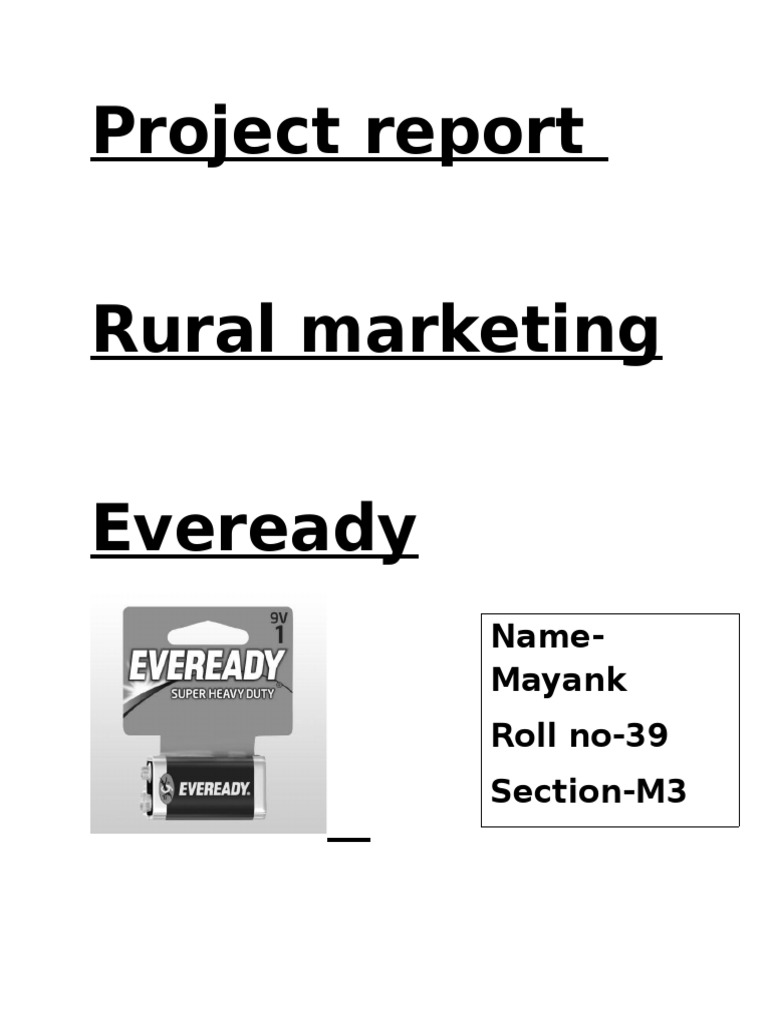 Project Report Rural | PDF | Flashlight | Battery (Electricity)