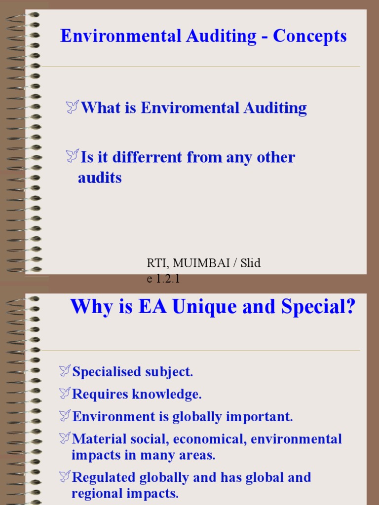 Environmental Auditing - Concepts: What Is Enviromental Auditing Is It ...