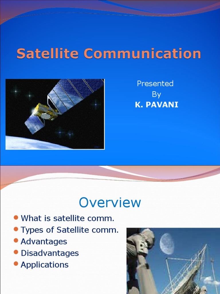Satellite Communication | PDF | Communications Satellite | Electronic ...