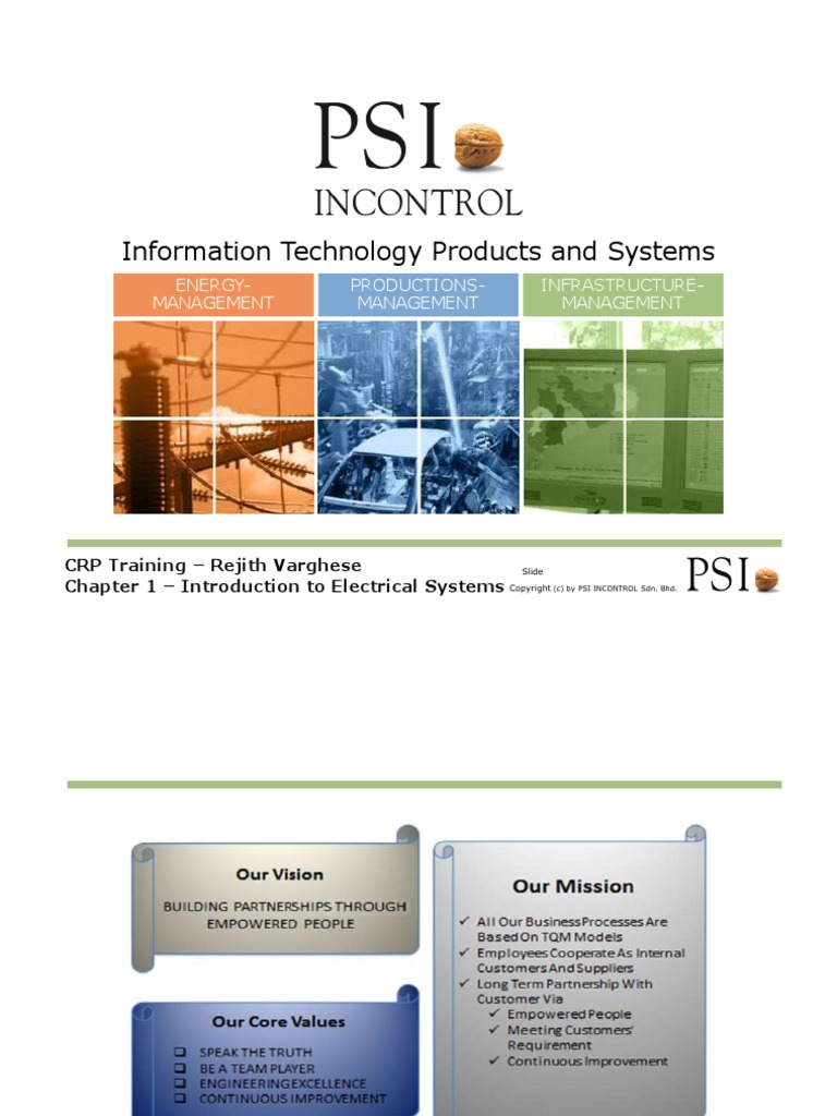 Chapter 1 - Introduction To Electrical Power Systems | Download Free ...