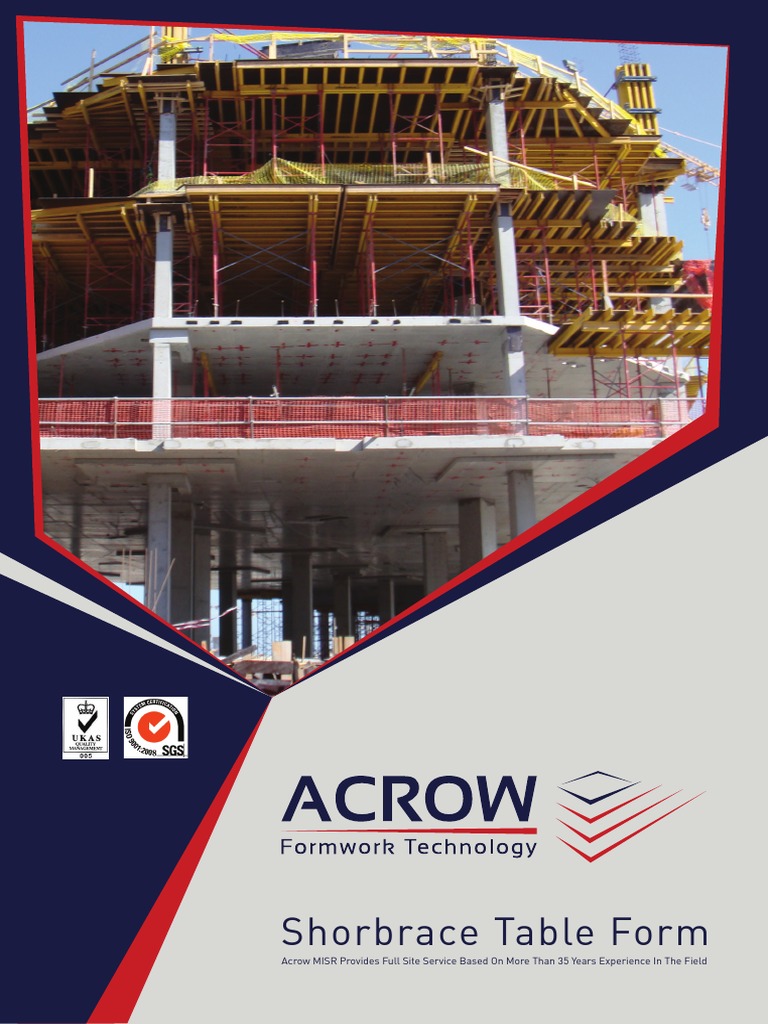 Shorbrace Table Form(ACROW CATALOUG) | Engineering | Science