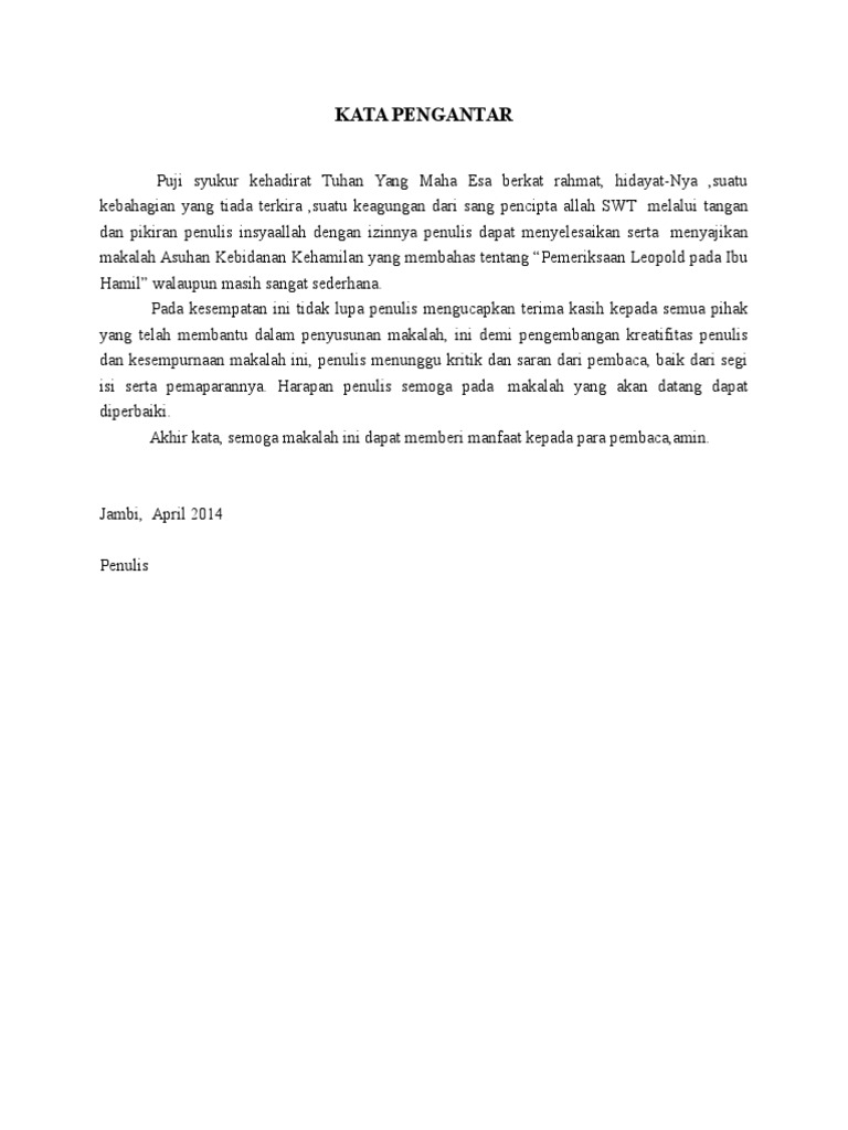 Pemeriksaan Leopold Pada Ibu Hamil | PDF | Kesehatan Holistik