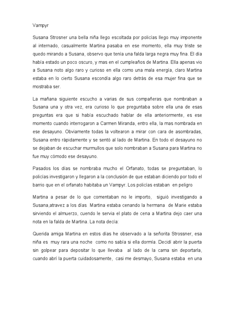 Vampyr Carolina Andujar | PDF
