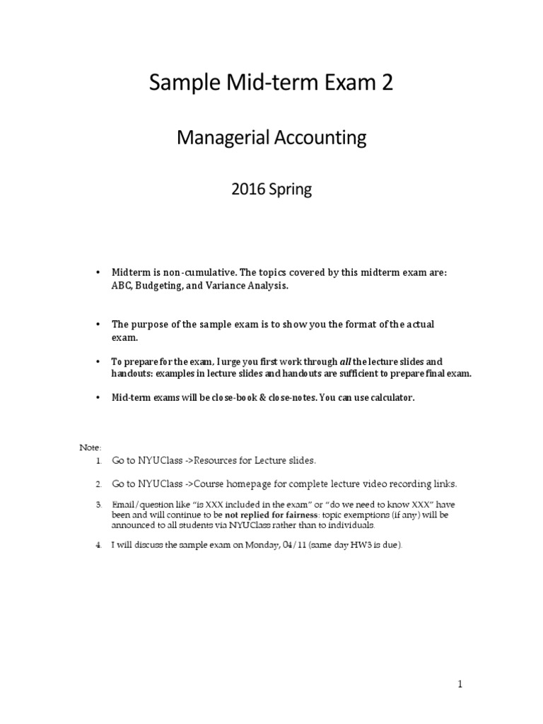 Sample Midterm 2 | PDF | Labour Economics | Variance