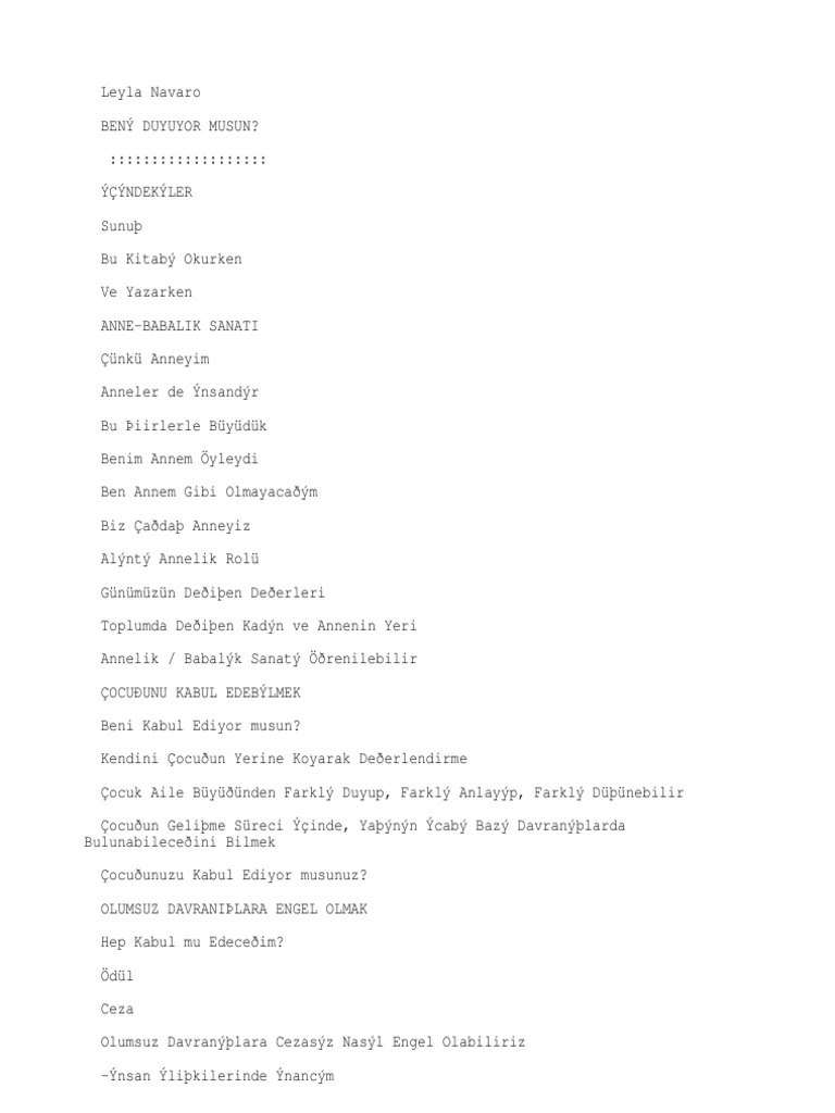 Leyla Navaro - BENİ DUYUYOR MUSUN | PDF