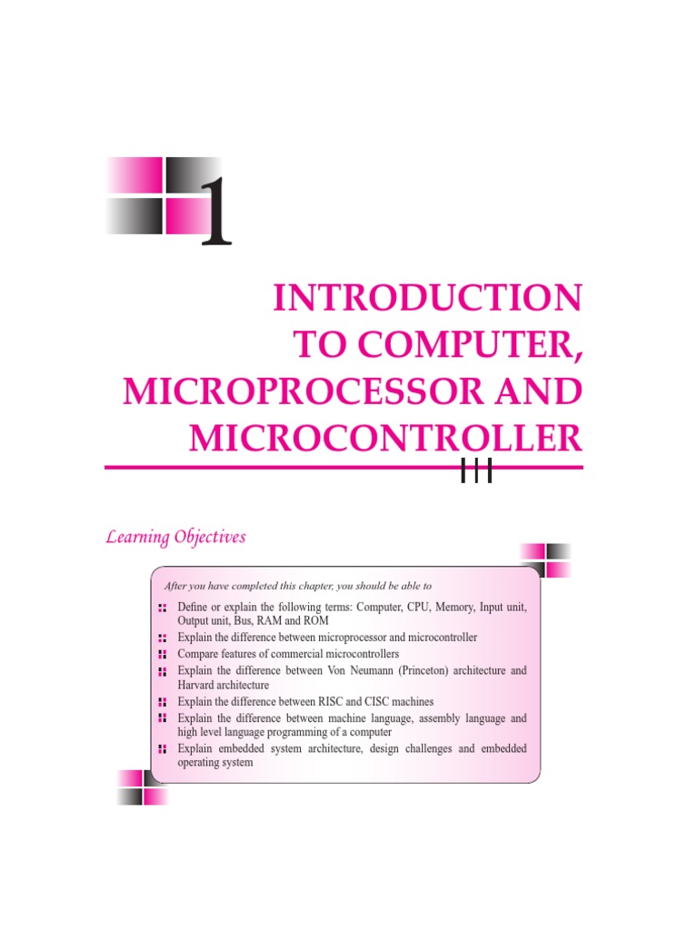 Sample Chapter | PDF | Microcontroller | Microprocessor