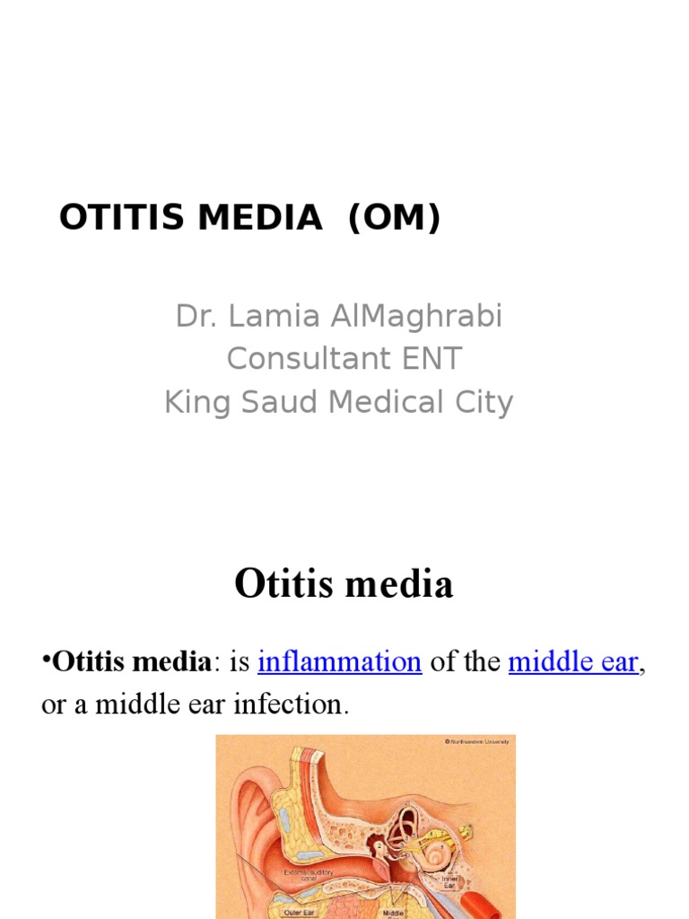 Otitis Media | Otorhinolaryngology | Medical Specialties