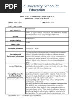 4c Lesson Plan Template | PDF | Classroom | Educational Assessment