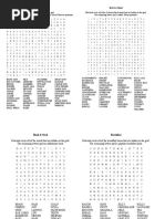 Popular Films Word Search Puzzle | PDF | Word Search