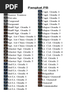 Ranks of PNP BFP BJMP Afp | PDF