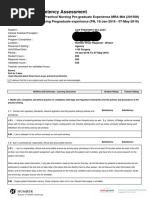 Cno Learning Plan | PDF | Nursing | Goal