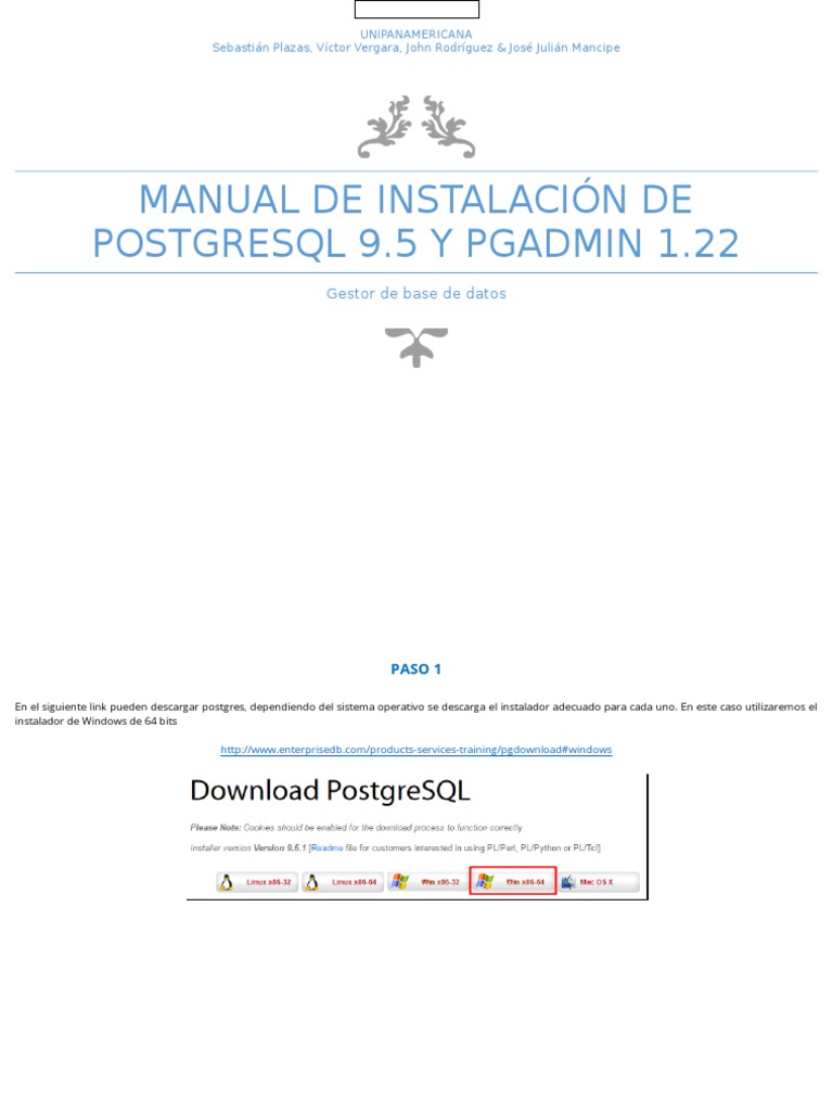 Manual Postgresql | PDF | SQL | Postgre Sql