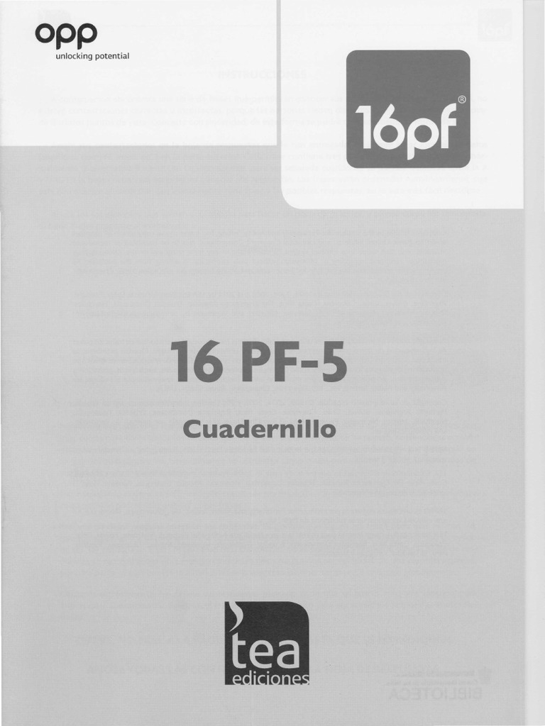 16pf PDF | PDF