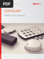 RONDO 3 Quick Guide for Users | PDF | Hearing Aid | Electrical Connector