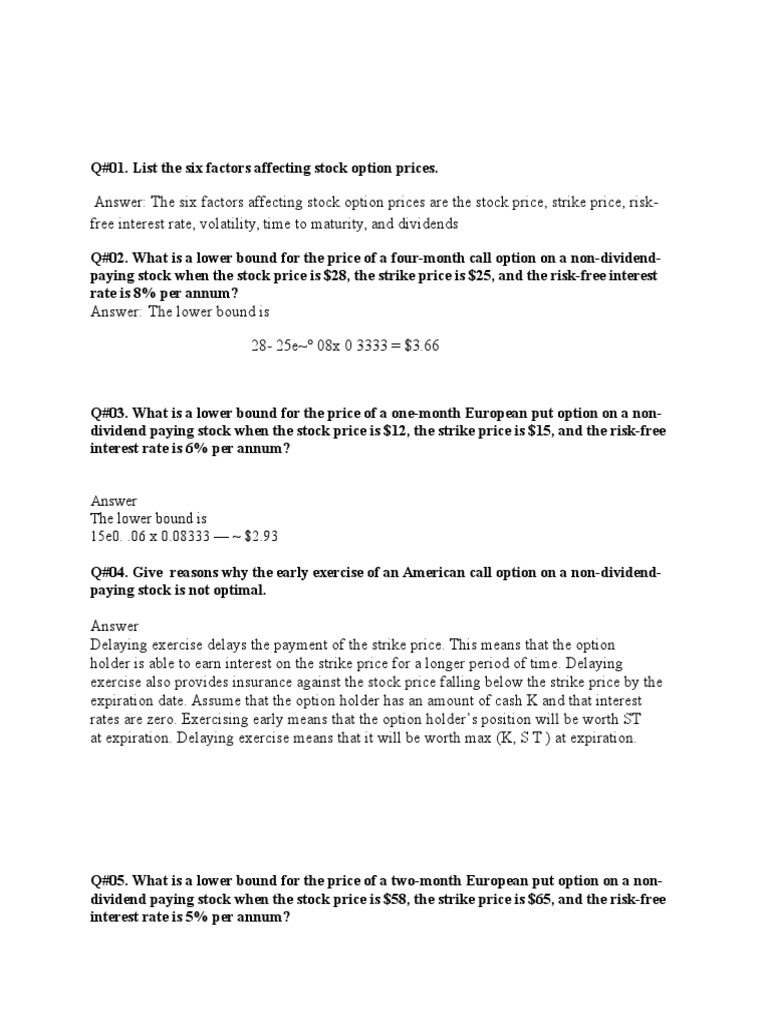 Determining Option Pricing Through Application of Fundamental Option ...