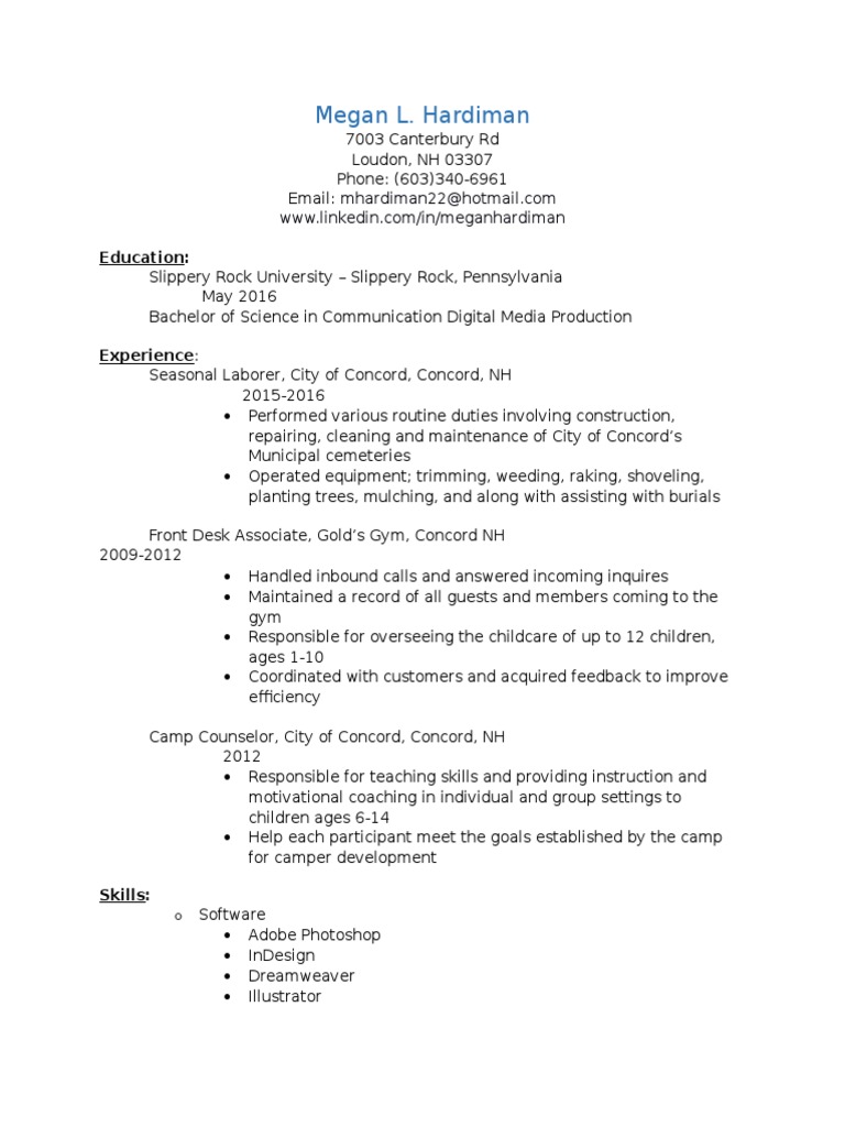 Megs Resume | PDF