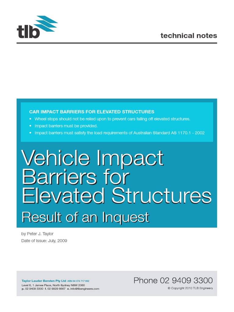 Vehicle Impact Barriers for Safety | PDF | Structural Load | Stairs