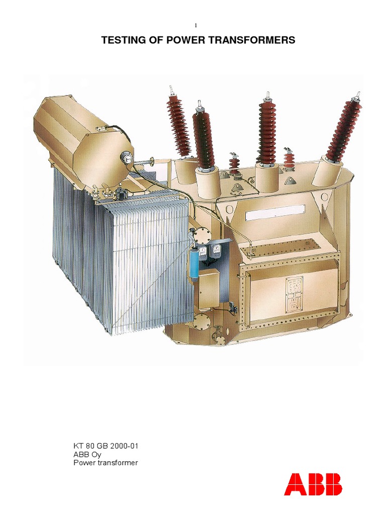 Power Transformer Testing Procedures | PDF | Electrical Breakdown ...
