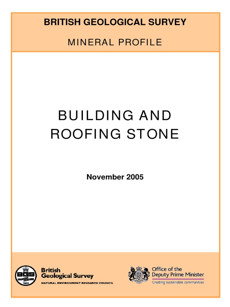 Comm Profile Building Roofing Stone | PDF | Rock (Geology ...