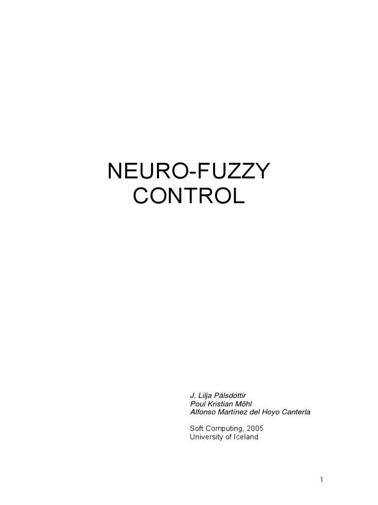 Neuro Fuzzy Control | PDF | Control Theory | Fuzzy Logic