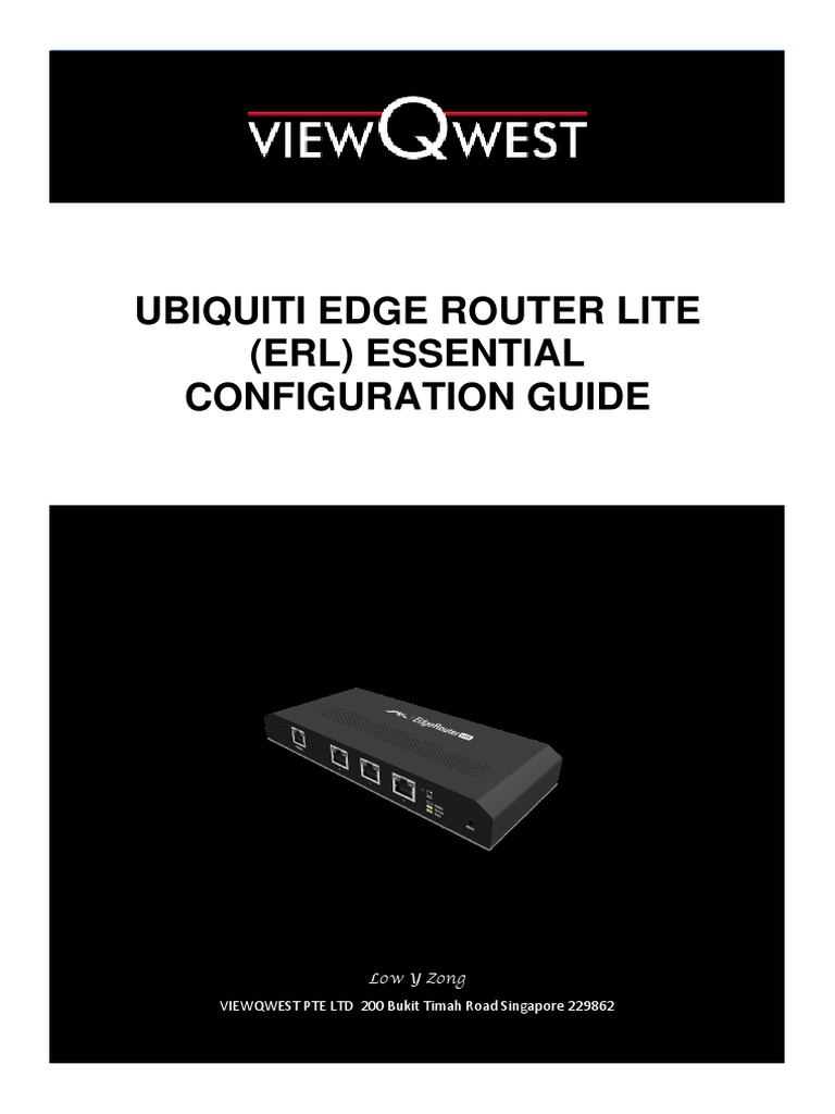 Edge Router Lite Essential Configuration Guide | PDF | Ip Address ...