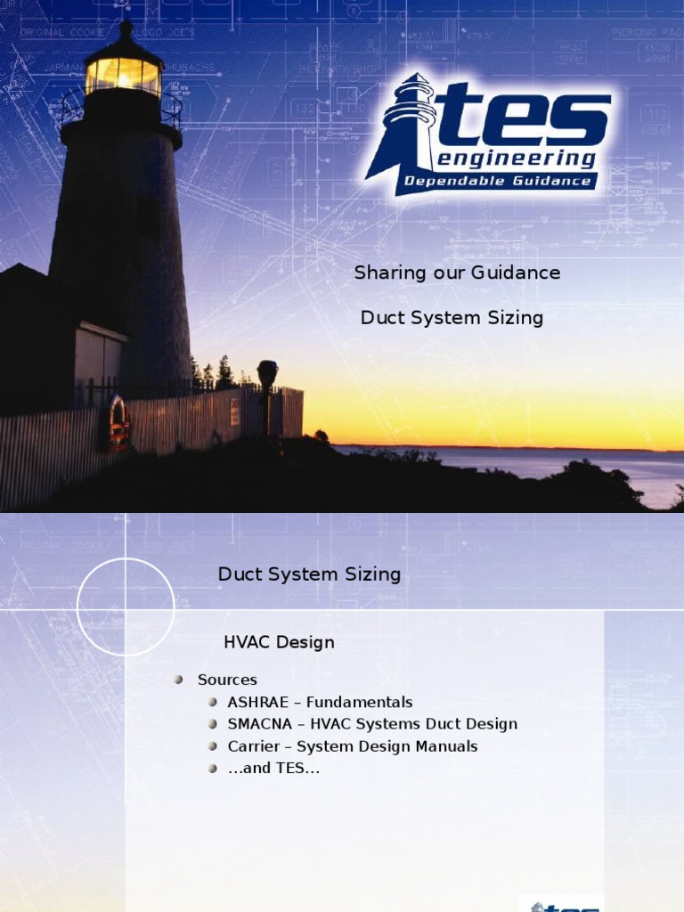 HVAC Duct Sizing Methods Guide | PDF | Duct (Flow) | Hvac