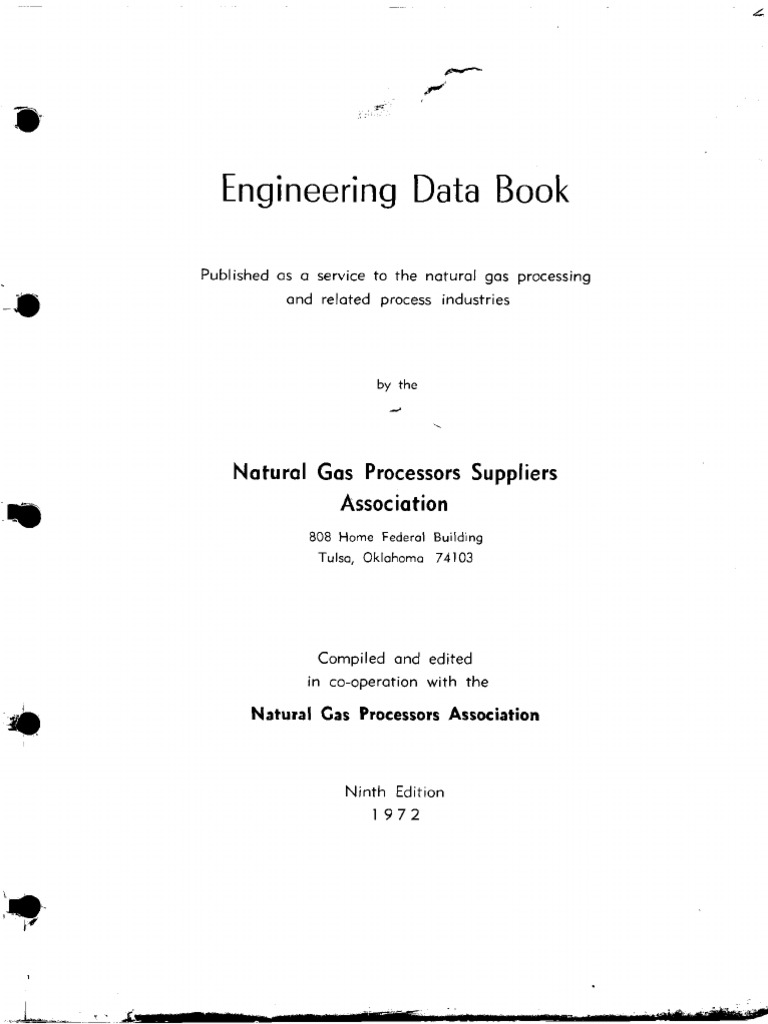 NGPSA Engineering Data Book | PDF | Fuel Gas | Chemical Process Engineering