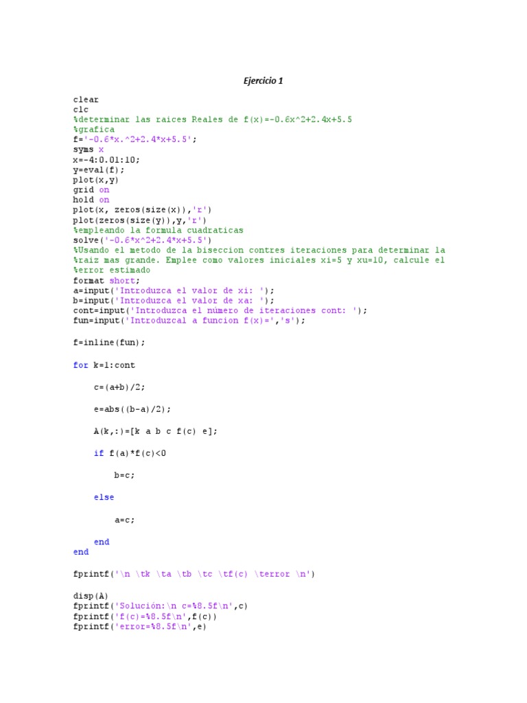 Matlab | PDF | Análisis numérico | Teoría de sistemas