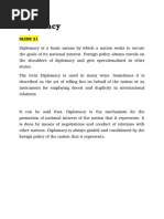 Types of Diplomacy Explained | PDF | Diplomacy | Diplomat