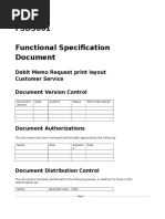 Functional Specification Document (Template) | PDF | Use Case ...