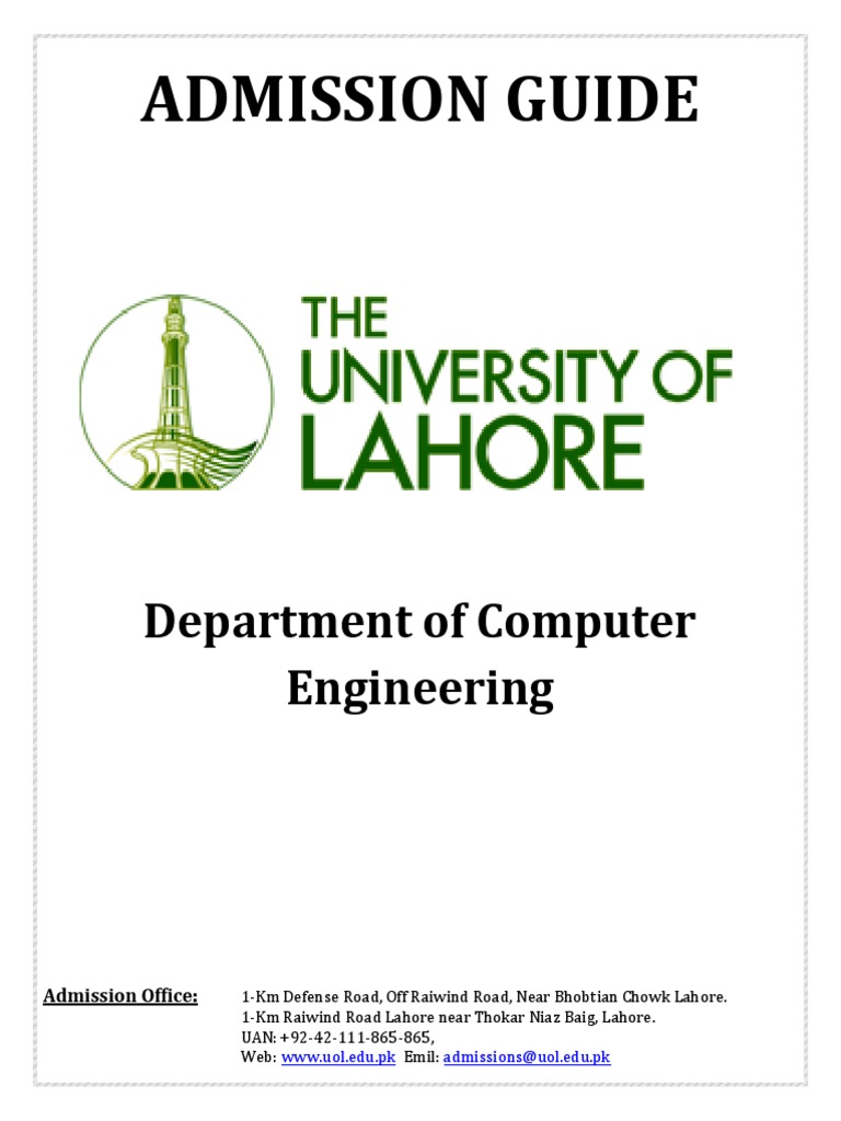 Adm - Guide - Engineering CM | PDF | University And College Admission ...