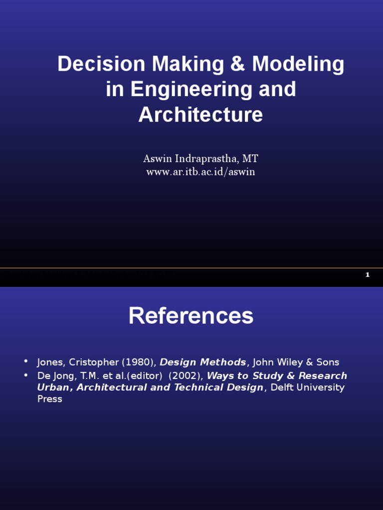 Decision Making & Modeling | PDF | Conceptual Model | Decision Making