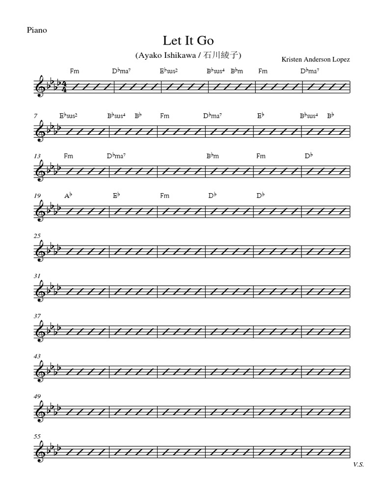 Let It Go Chord | PDF