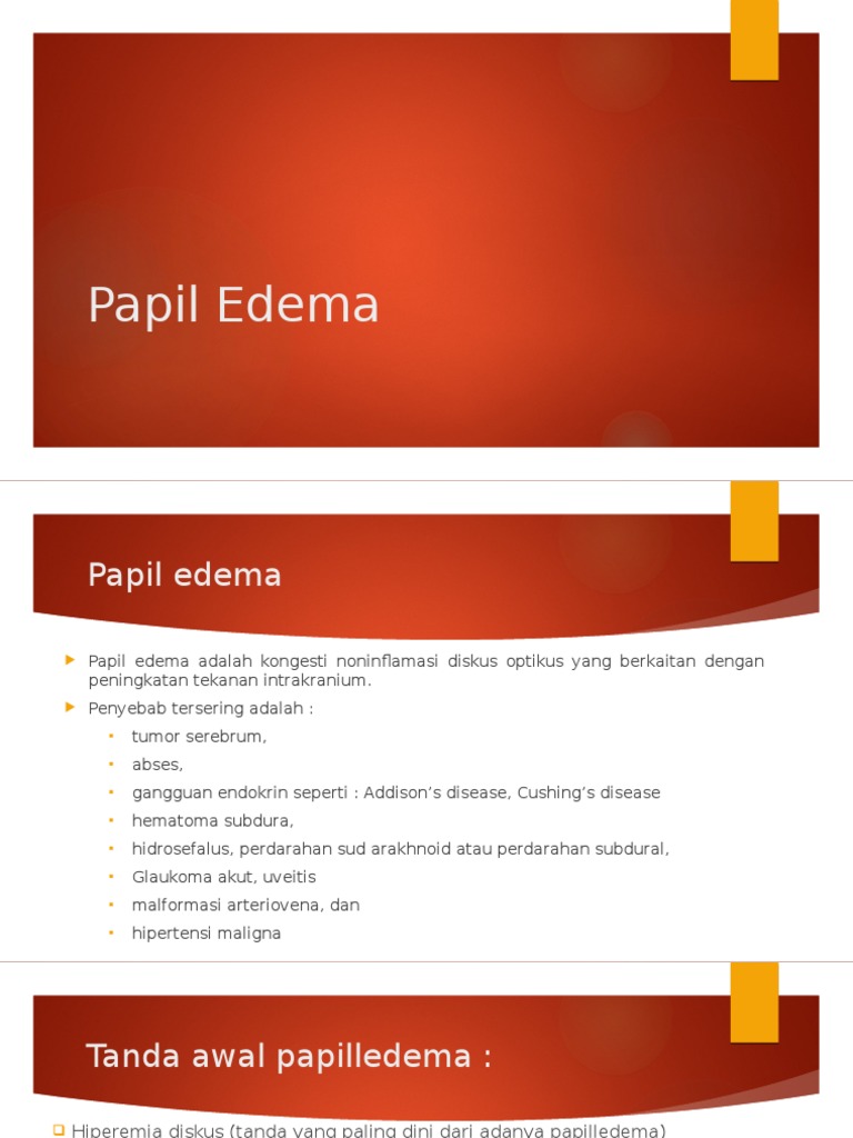 Papil Edema | PDF