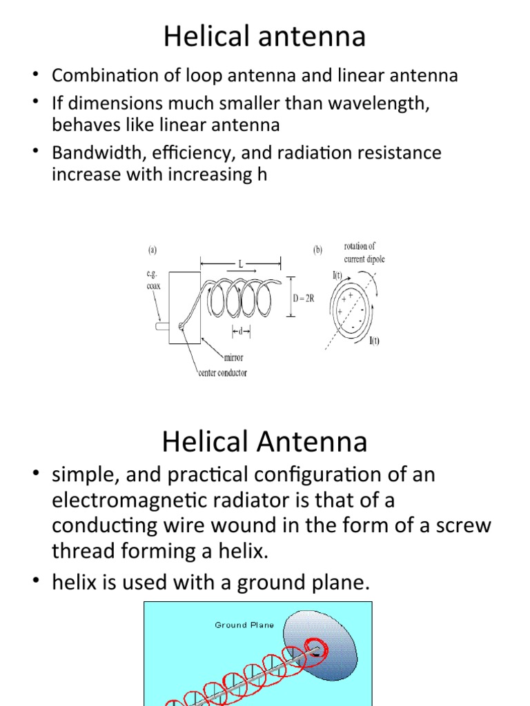 Helical New | PDF | Antenna (Radio) | Polarization (Waves)