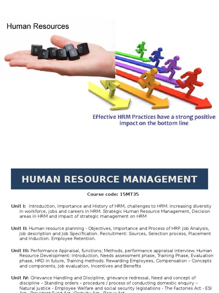 HR 1 | PDF | Human Resource Management | Systems Psychology