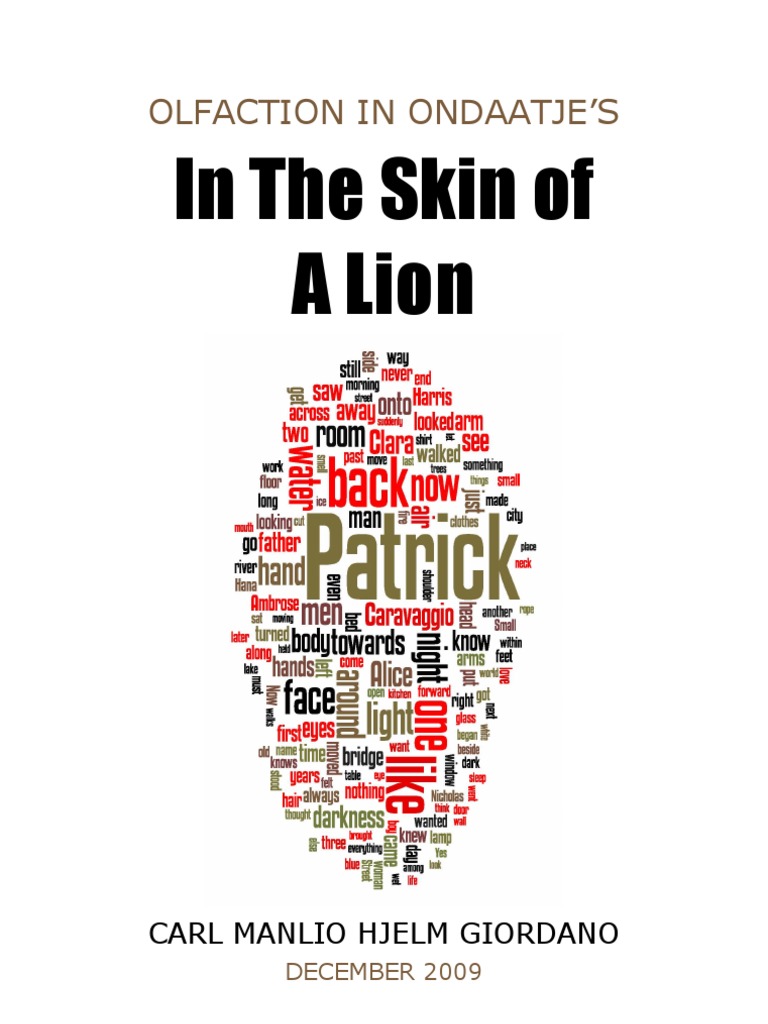 Scents and Identification in in The Skin of A Lion by Ondaatje ...