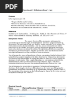 Lab Report On Colorimetry of Copper Sulfate Solutions | PDF ...