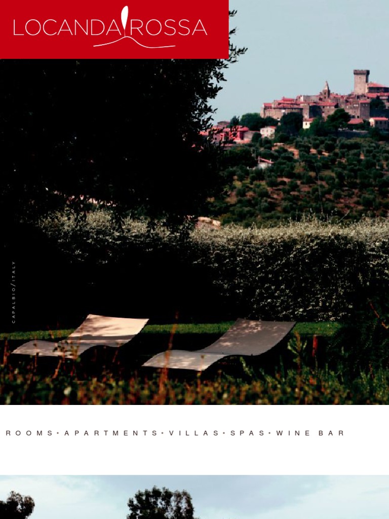 Resort Locanda Rossa Capalbio | PDF | Tuscany | Food And Drink