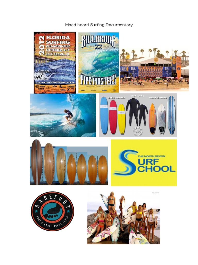 Mood Board Surfing Documentary | PDF