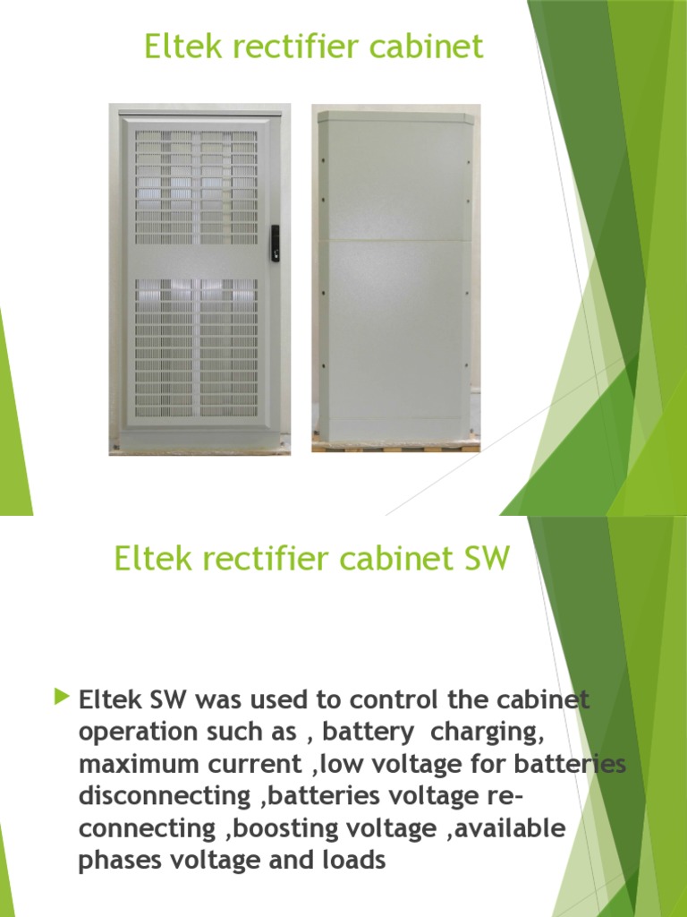 Eltek Rectifier Cabinet-SW | PDF | Technology & Engineering