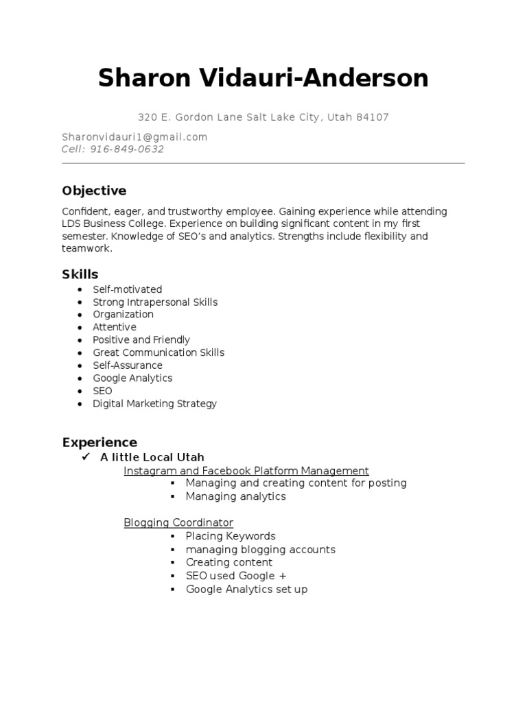 Mock Review Resume | PDF