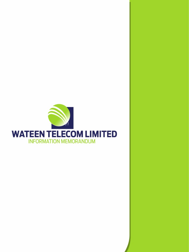Wateen Profile | PDF | Telecommunication | Wi Max